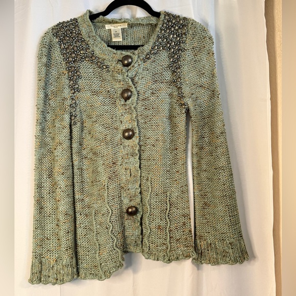 Vertigo Paris | Sweaters | Vintage Vertigo Paris Embellished Knit ...